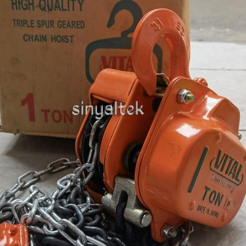 Jual VITAL CHAIN BLOCK TAKEL 1 ton x 5 meter made,in japan - Jakarta ...