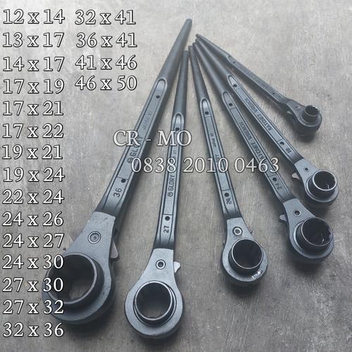 Jual Glory Kunci Scaffolding 17 21 Mm Kunci Ratchet Kunci Ring Ganda Double - Jakarta Barat - CR ...