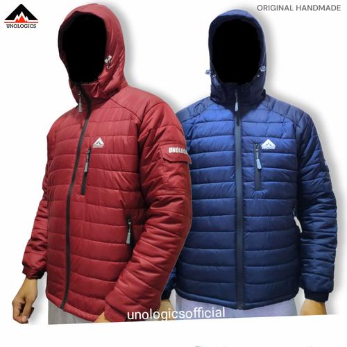 Jual Jaket Puffer Parasut Gunung Tebal Gelembung Windbreaker - Merah ...