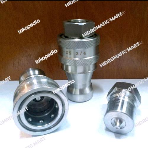 Jual Quick Coupler Hydraulic 1/2 inch Stainless - Jakarta Barat ...