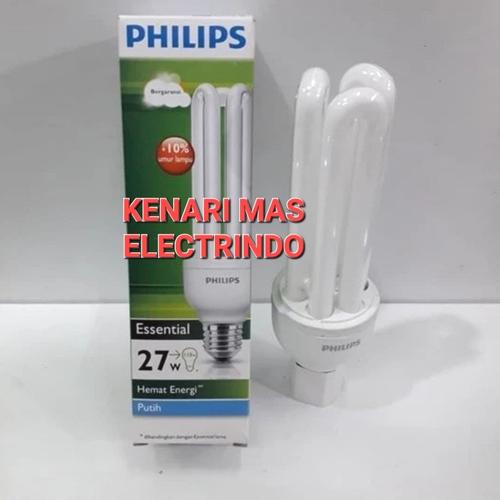 Jual LAMPU PHILIPS ESSENTIAL 27W 27WATT BOHLAM 27W ULIR E27 PHILIPS ...