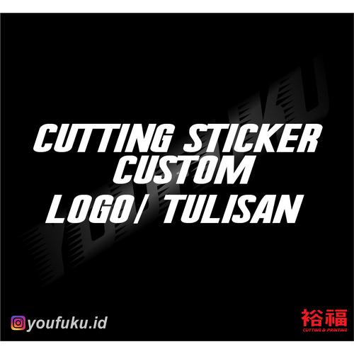 Jual Cutting Sticker Cutting Sticker LOGO / TULISAN Custom - Kab ...