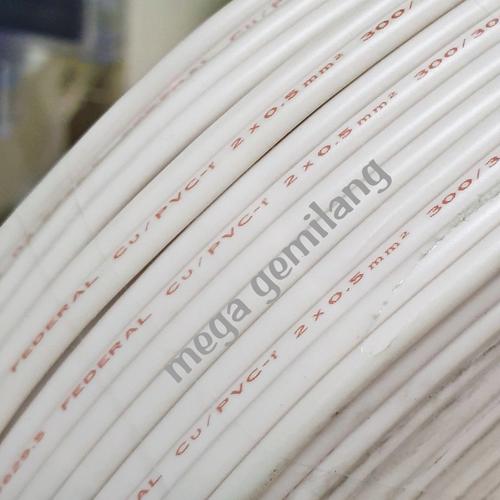 Jual Kabel listrik Federal 2 x 0.5 NYZ 100 meter - 10 mtr, merah/hitam ...