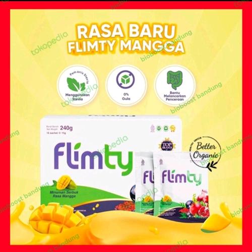 Jual Flimty fiber original rasa Mangga. isi 16sachet. Diet detox slim ...