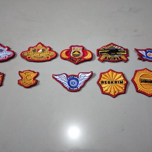 Jual Bordiran pin timbul Bordiran Lantas dan lainnya - sniper - Kab ...