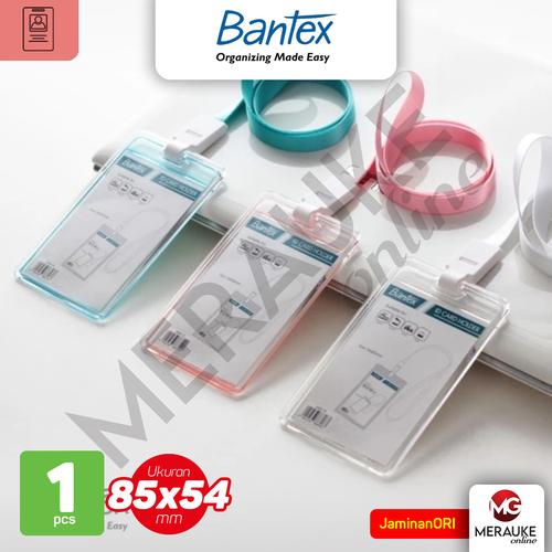 Jual BANTEX Transparant Name Tag / Gantungan Kartu Nama Potrait - Kota ...