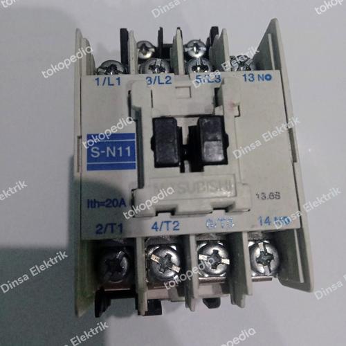 Jual contactor mitsubishi s-n11 3phase 1no 220vac - Jakarta Pusat ...