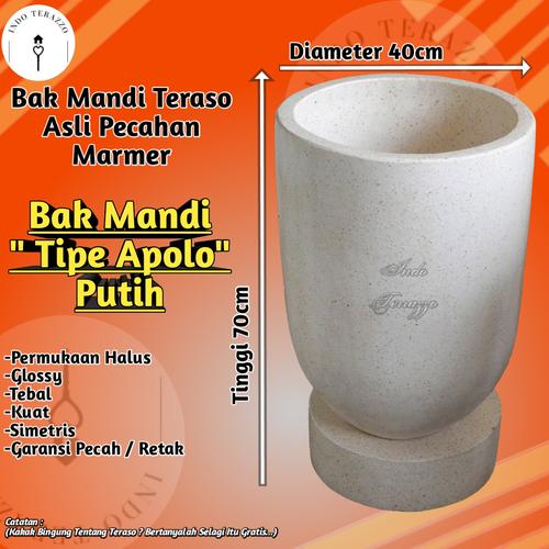 Jual BAK MANDI KERAMIK TIPE APOLO BAK MANDI MINIMALIS HANDMADE INDO TERAZO - Jakarta Barat ...