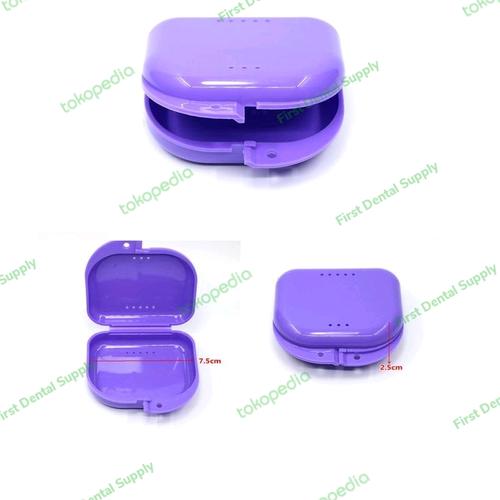 Jual dental denture box retainer box gigi palsu box behel gigi kawat ...