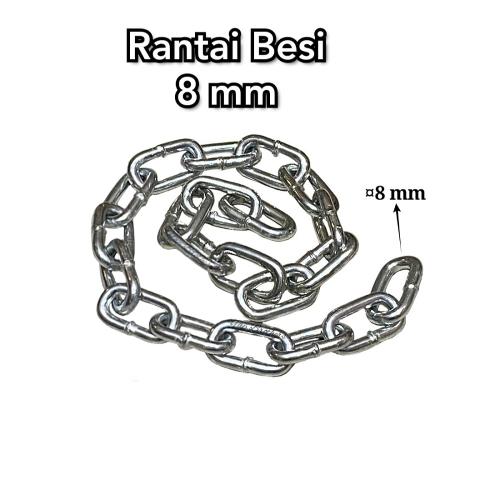 Jual Rantai Besi 8 mm Rantai Besi 5/16" Rantai Serbaguna 8mm Per Meter ...