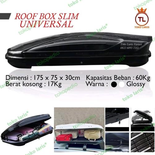 Promo Roof Box Roofbox wuling air ev bagasi atas mobil Glossy slim ...