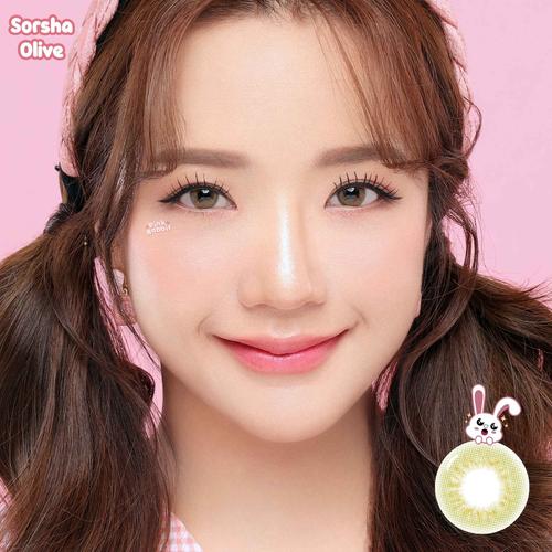 Jual PINKRABBIT Softlens Sorsha Olive Normal, Minus 0.5 s/d 10.00 ...