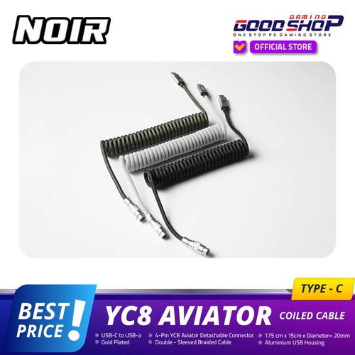 Jual Noir Type-C Coiled Cable YC8 Aviator - Jakarta Pusat ...