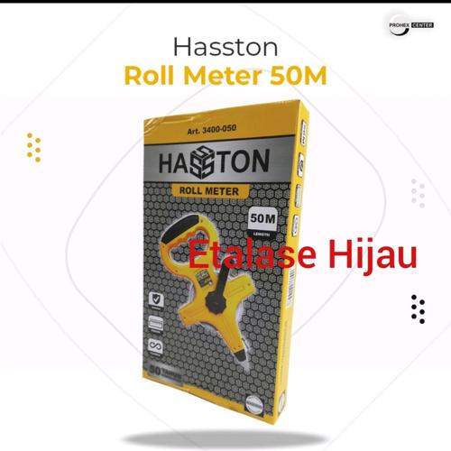 Jual Hasston Roll Meter 50M Alat Ukur Dimensi Panjang Plat Besi Baja ...