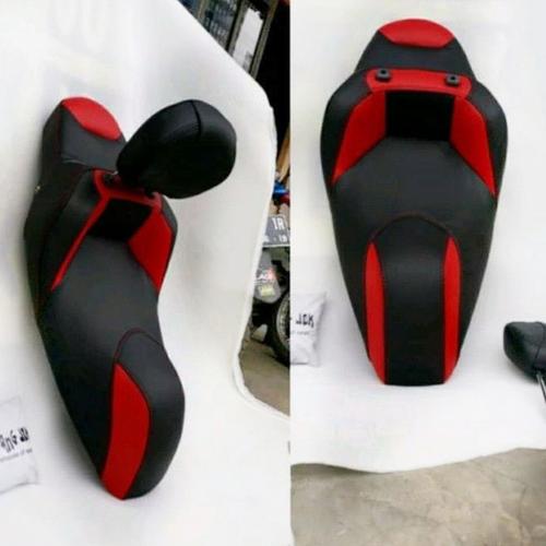 Jual Jok Motor Pcx Adv Aerox Nmax Lexi Model Cobra Plus Sandaran MBtech - REQUEST WARNA, TIPE ...