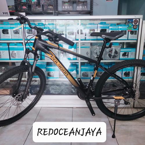 Jual sepeda gunung mtb Polygon Cascade 4 new 2023 Size M black 3 × 8 ...