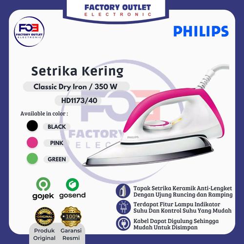 Jual Philips Setrika HD-1173-40 - Putih-Pink - Hijau - Kota Tangerang ...