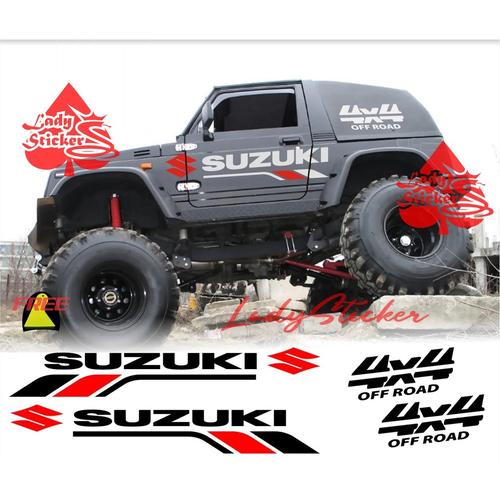 Jual CUTTING STICKER MOBIL SUZUKI 4X4 OFF ROAD STICKER MOBIL SUZUKI ...