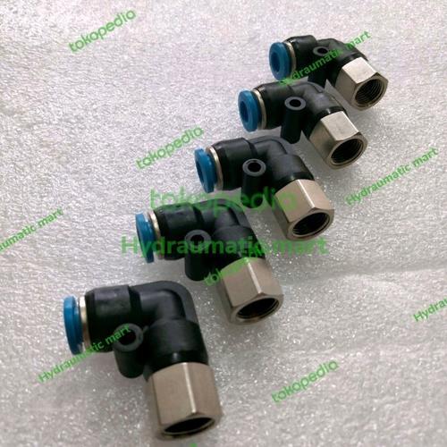 Jual Fitting PLF 8-02 / Fitting L Female selang 8mm drat 1/4 / PLF 8-1/4 - Jakarta Barat ...