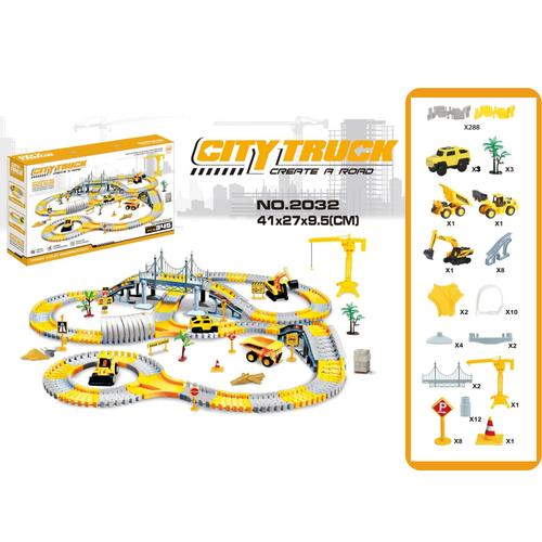 Jual Mainan Anak Laki-Laki Rel Mobil Konstruksi Car Track / Railcar Way ...