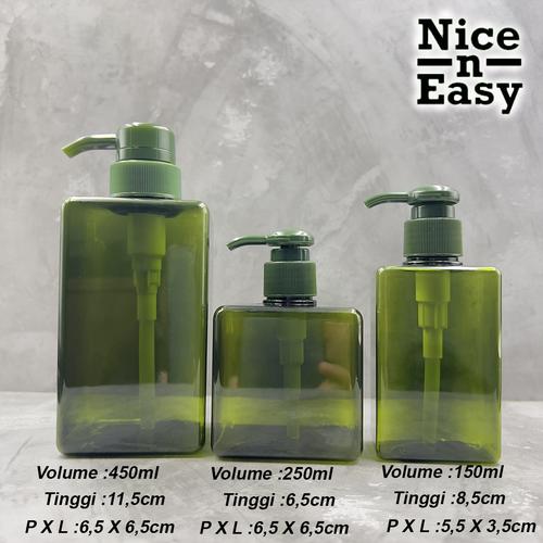 Jual Botol Pump Plastik Kotak Sabun / Lotion / Shampo Cuci Piring Hijau ...