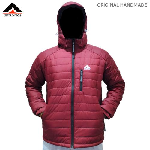 Jual Jaket Puffer Parasut Gunung Tebal Gelembung Windbreaker - Merah ...