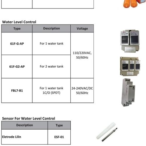Jual Water level control 61F-G-AP. 1 Water tank. 110/220Vac. 50/60Hz ...