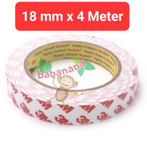 Jual Double Tape Foam 3M Original 9888 sponge 1 roll 18 mm x 4 meter ...