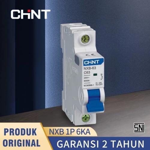 Jual MCB CHINT NXB-63 1P 6KA NXB 6A 40A - 4A - Kab. Tangerang - AA-Specialist | Tokopedia
