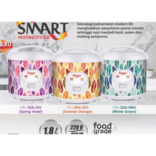 Jual COSMOS CRJ 3306 MAGIC COM 1.8Liter /RICE COOKER 3 in 1 - 323sso ...