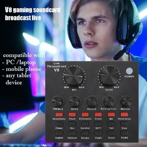Jual Sound card V8 Mixer SoundCard V8 MIXER Audio USB External ...
