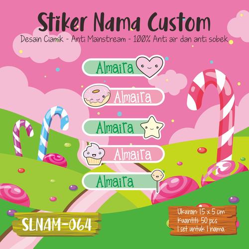 Jual stiker label nama waterproof kawaii cute star diary jurnal HP ...