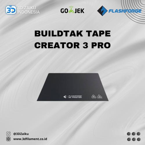 Jual Flashforge Creator 3 Pro Build Plate Sticker Buildtak Platform Tape - Jakarta Barat - 3D ...