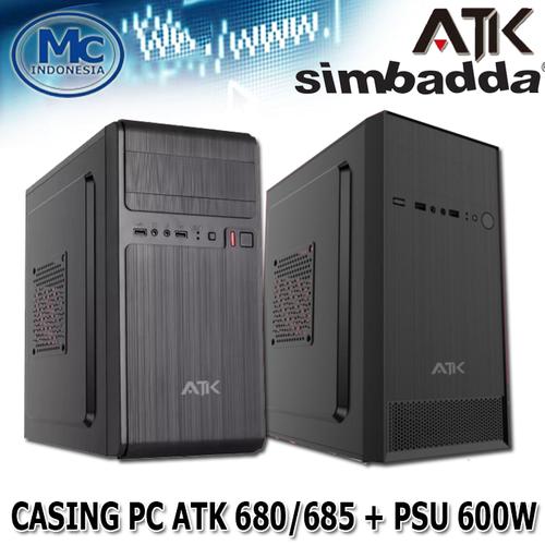 Jual CASING CPU SIMBADDA ATK 680/685 + PSU 600W - ATK 680 - Kota Bekasi ...