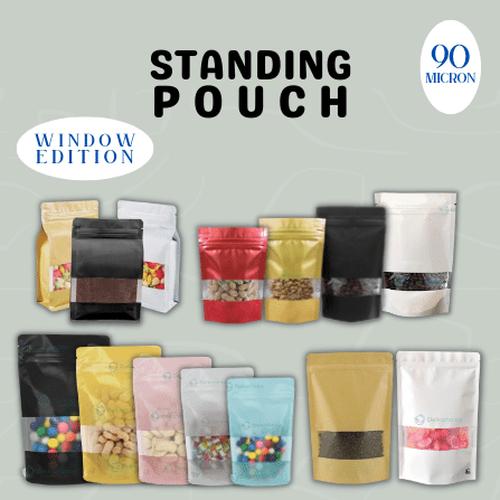 Jual STANDING POUCH VARIAN WINDOW - PLASTIK KLIP SNACK MAKANAN TERMURAH ...