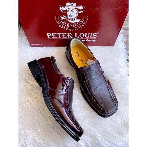 Jual PETER LOUIS 32 BROWN SEPATU PRIA KULIT OXFORD PANTOFEL SLIP ON ...