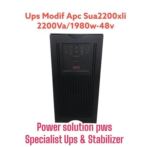 Jual UPS MODIF SMART UPS APC SUA2200XLI 2200VA / 1980W - 48V - Jakarta ...
