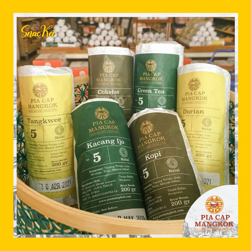 Jual PIA CAP MANGKOK KHAS MALANG ISI 5 - ANEKA RASA - Greentea - Kota ...