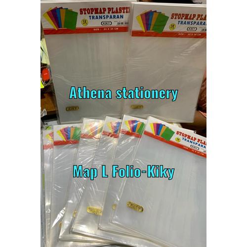 Jual Clear Sleeves/ Map L Bening Tranparan KIKY - KRESEK HITAM ...