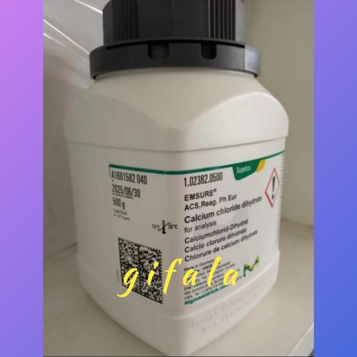 Jual Calsium Chloride dihydrat/CaCl2 2H2O Merck for Analisis 100 gram ...