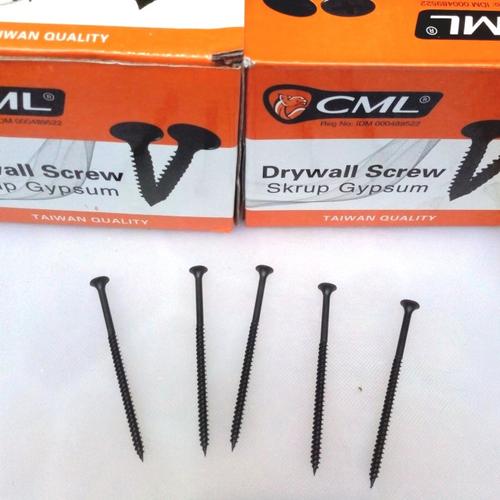 Jual SEKRUP GYPSUM / SEKRUP HITAM CML UK. 8 X 3 ( 7CM ) ISI 1 KG - Kota ...