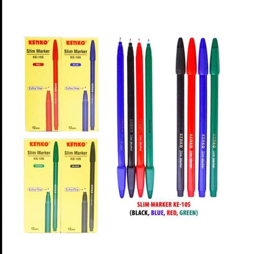 Jual Kenko Spidol Slim Marker Warna KE-10S [ PCS ] - Kota Tangerang ...