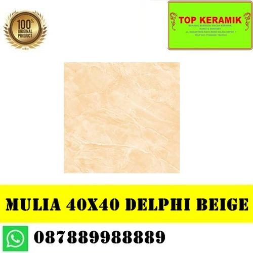 Jual Keramik Lantai Mulia 40x40 Delphi Beige/Grey Kw1 - Kota Depok ...