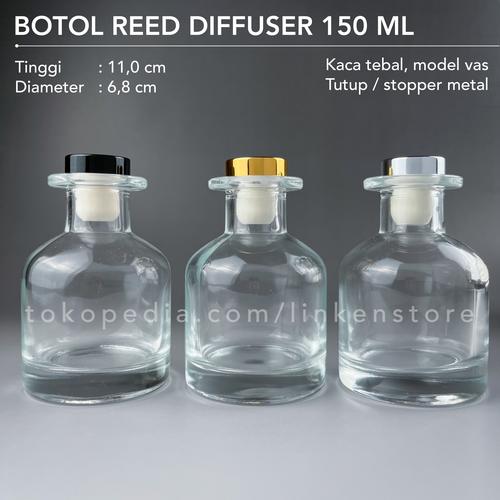 Jual Botol Reed Diffuser 150ml Kaca Tebal Bening Aromatherapy Ruangan ...