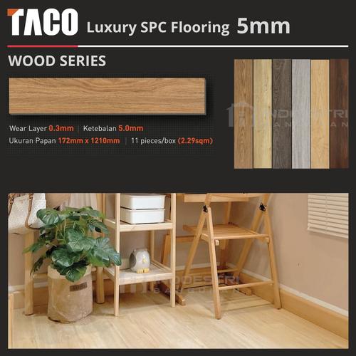 Jual Taco Lantai Vinyl SPC Motif Kayu 5mm / Vinyl Taco SPC 5mm Motif ...