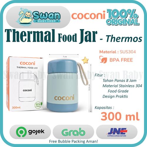 Jual COCONI Thermal Food Jar Thermos | Termos Makan Sup MPASI 300ml ...