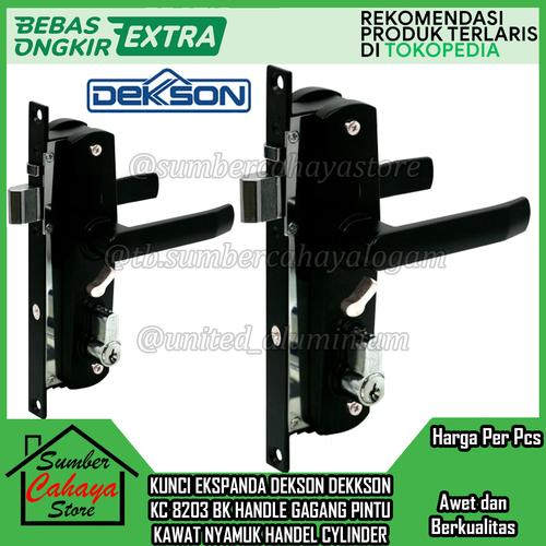 Jual Kunci Pintu Expanda 8203 Dekson Kawat Nyamuk Dekkson Hitam BK gagang - Kota Palembang ...