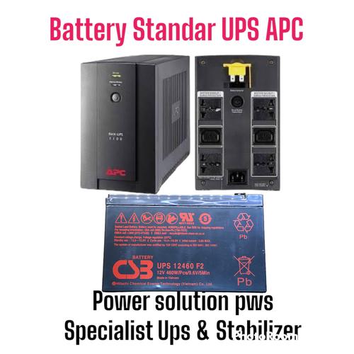 Jual Battery Ups Apc BX1100 LI-MS. CSB UPS 12460 F2 9.5Ah Longer backup ...