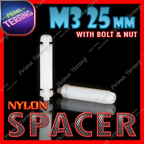 Jual Spacer 2.5 Cm 2.5cm 2,5 Cm 2,5cm Nylon Male Female + Mur Baut M3 ...