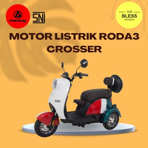 Jual Sepeda Listrik Roda 3 Motor Listrik Crosser Croser Kroser Pacific ...